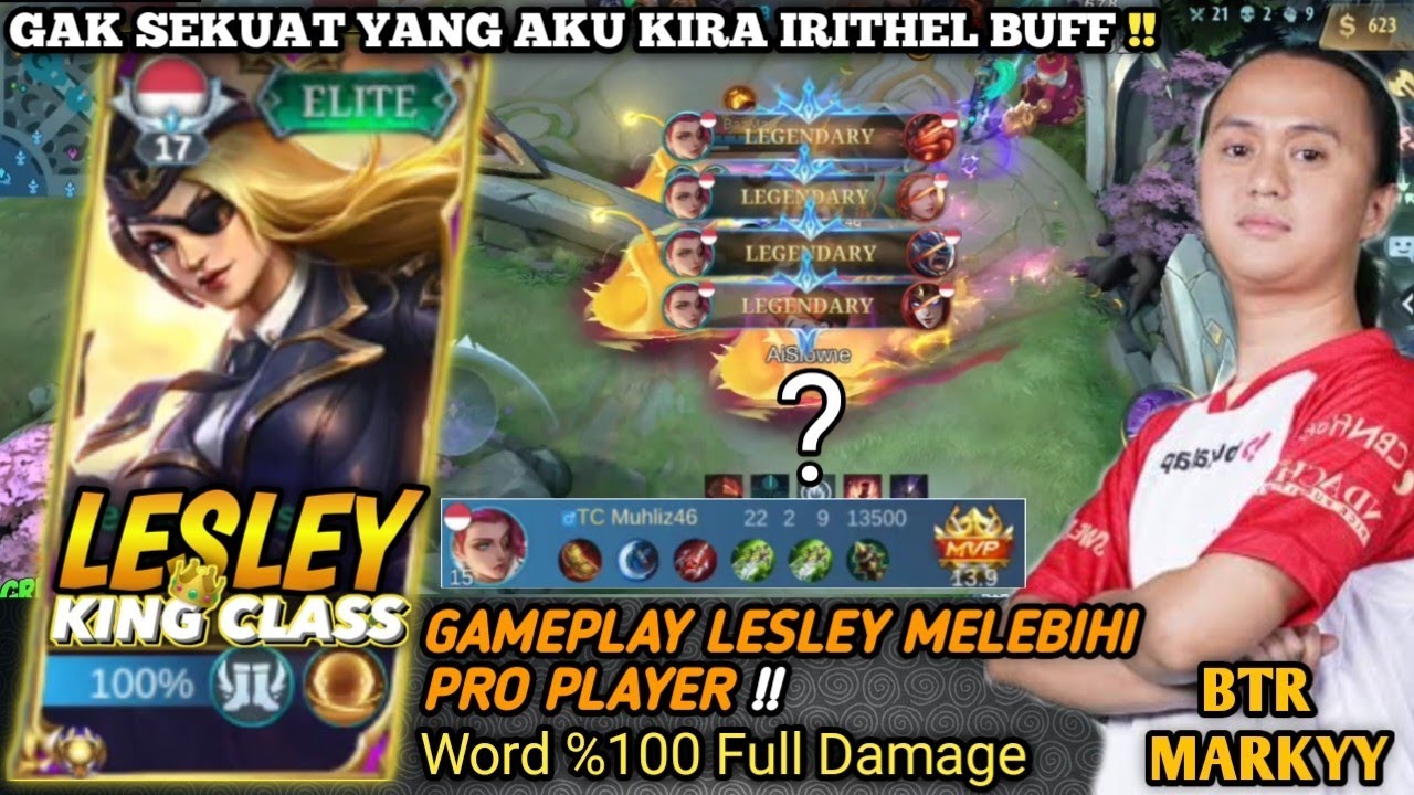 (LEGENDARY) YANG SERING LOSE STRIKE MAIN LESLEY | TIPS BERMAIN HERO LESLEY & BISA BANYAK KILL ...