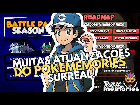 NOVOS UPDATES DO POKEMEMORIES MUDARAM O JOGO POR COMPLETO