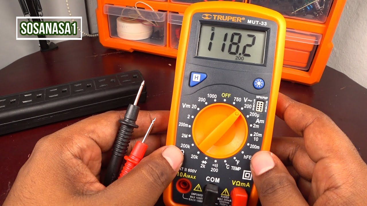 How to use a digital multimeter to test house voltage with examples ...