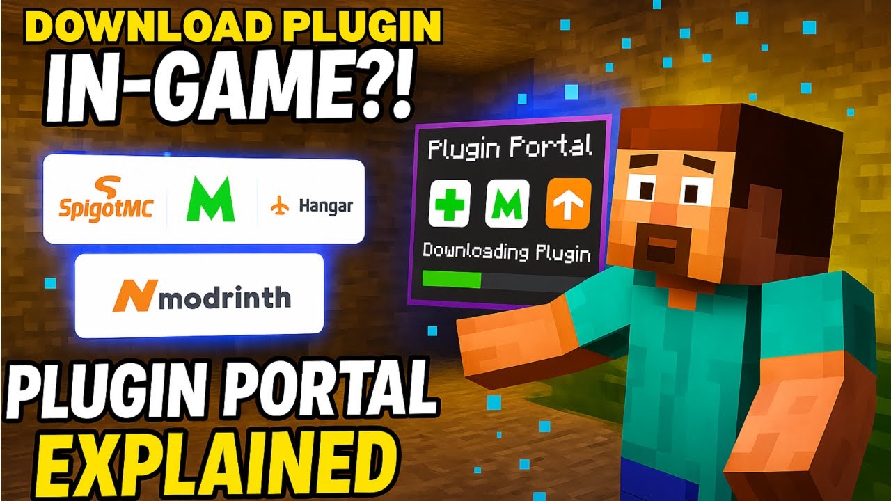 How to add/update plugin in minecraft from game without downloading ...