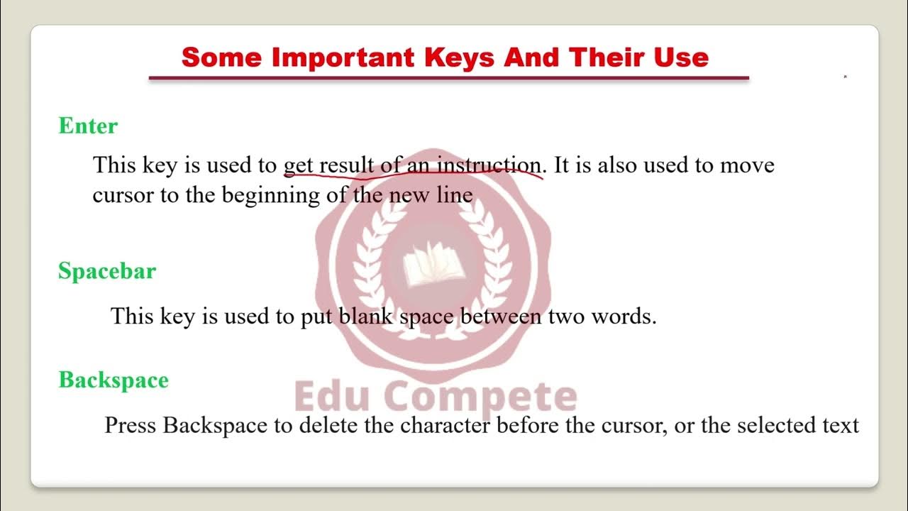 What is Keyboard? | Types of keys | Full explanation - YouTube