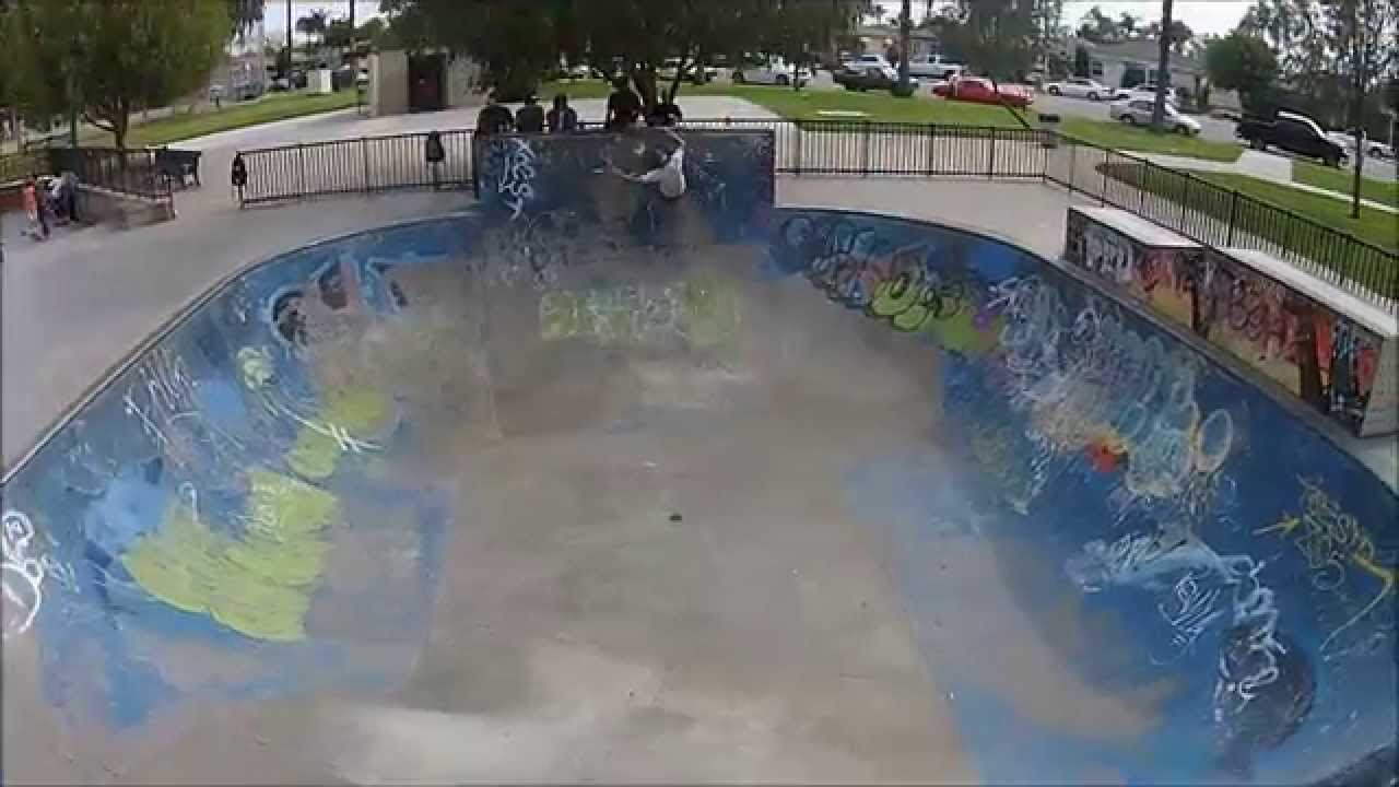 Houghton Skatepark Long Beach Ca, DJI Phantom Vision 2 Plus V.3 - YouTube