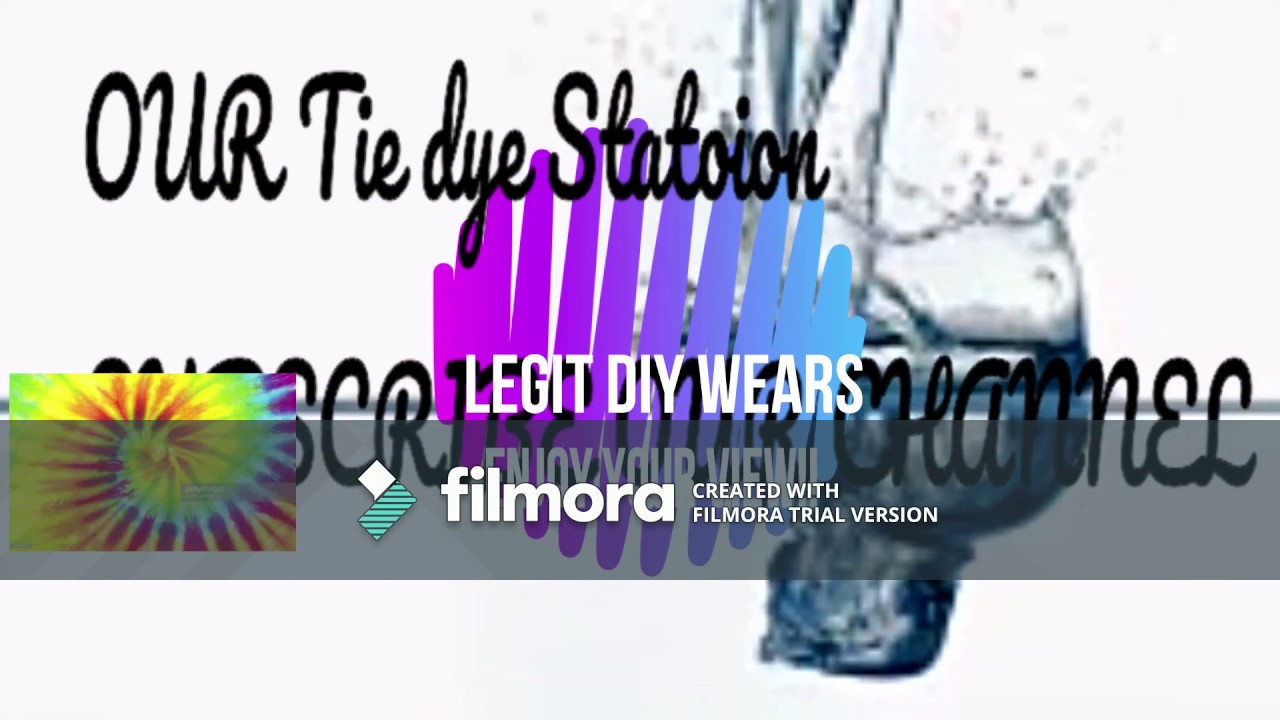 How to set up A Tie dye Station - YouTube