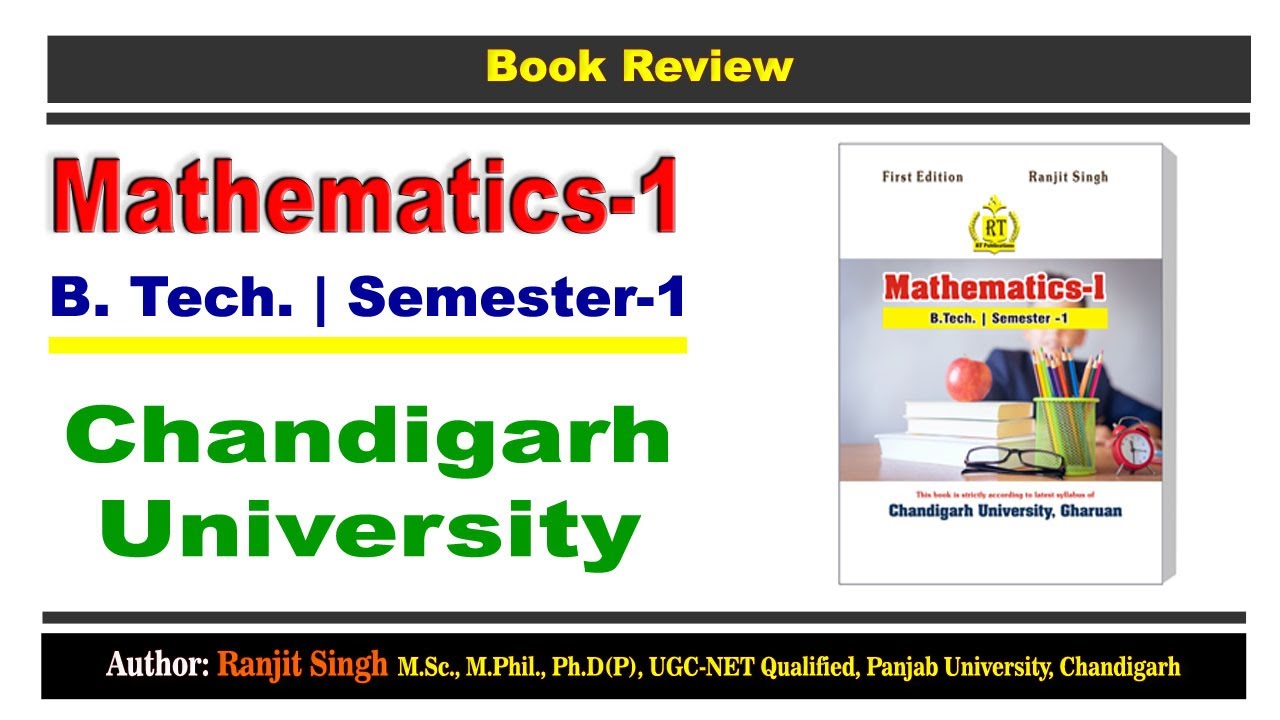 Mathematics, B.Tech., Semester-1, Chandigarh University (Punjab) | Book ...
