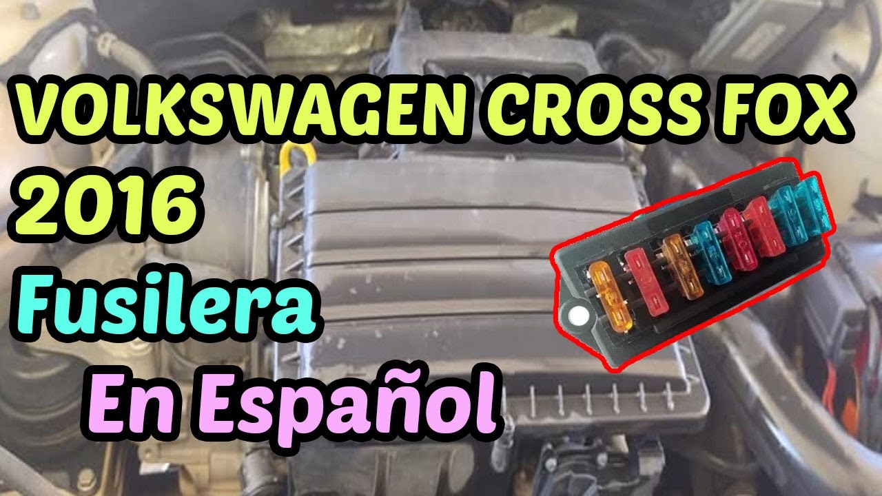 DIAGRAMA de FUSIBLES Volkswagen Cross Fox 2016 [ En Español ] - YouTube