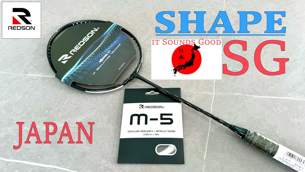 Trên tay vợt Redson Shape SG nội địa Nhật | Carbon Woven cực kỳ đẳng ...