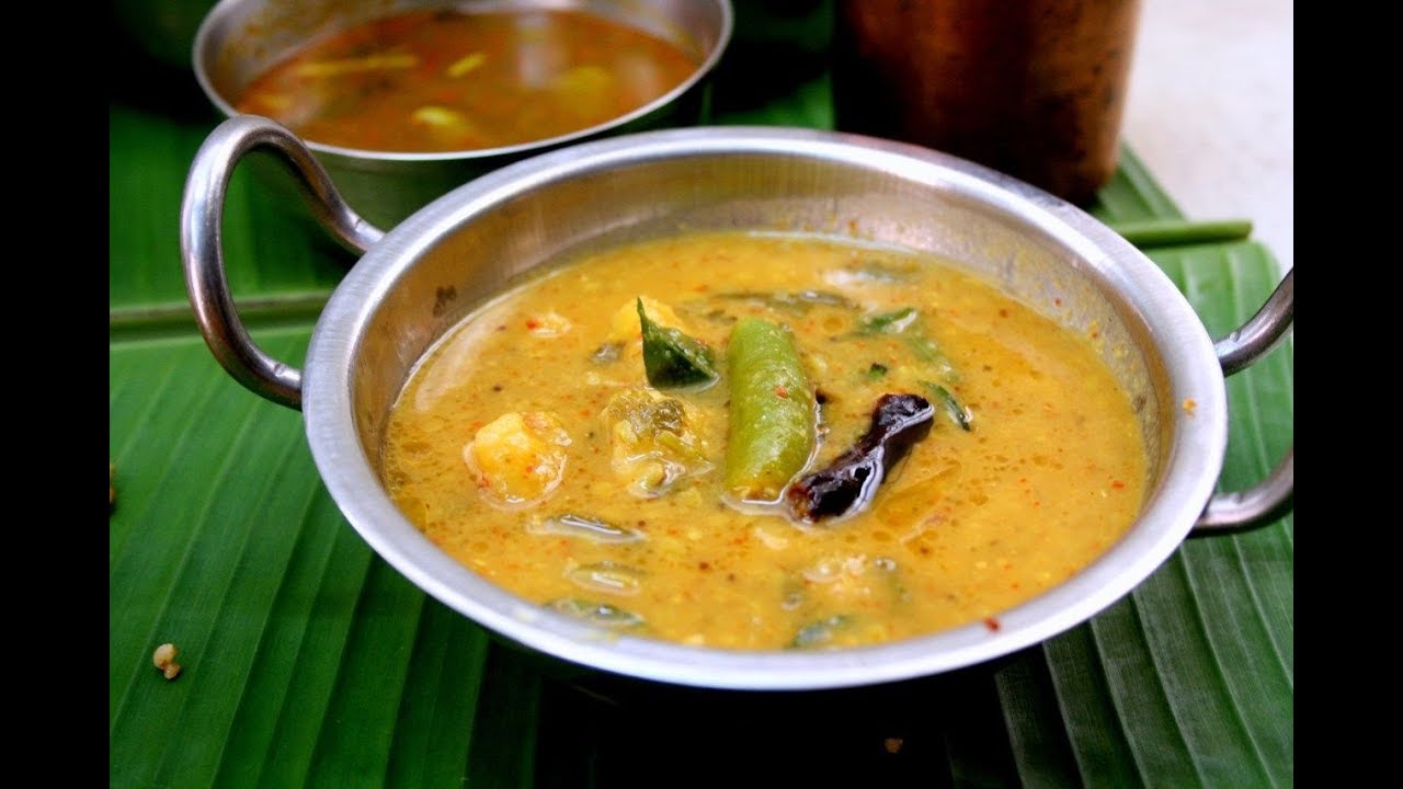 Vazhai Poo Sambar Recipe /வாழைப்பூ சாம்பார் செய்வது எப்படி - YouTube