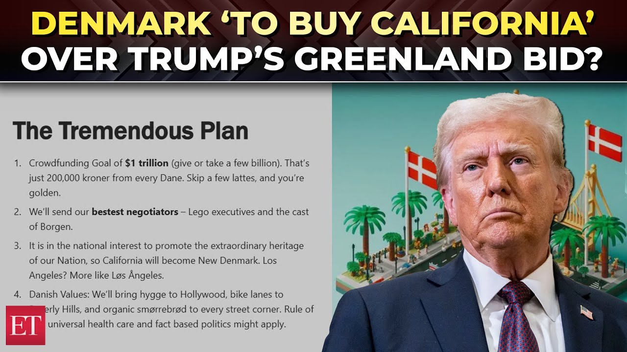 ‘We’ll buy California’: Denmark citizens retaliate to Trump's Greenland ...