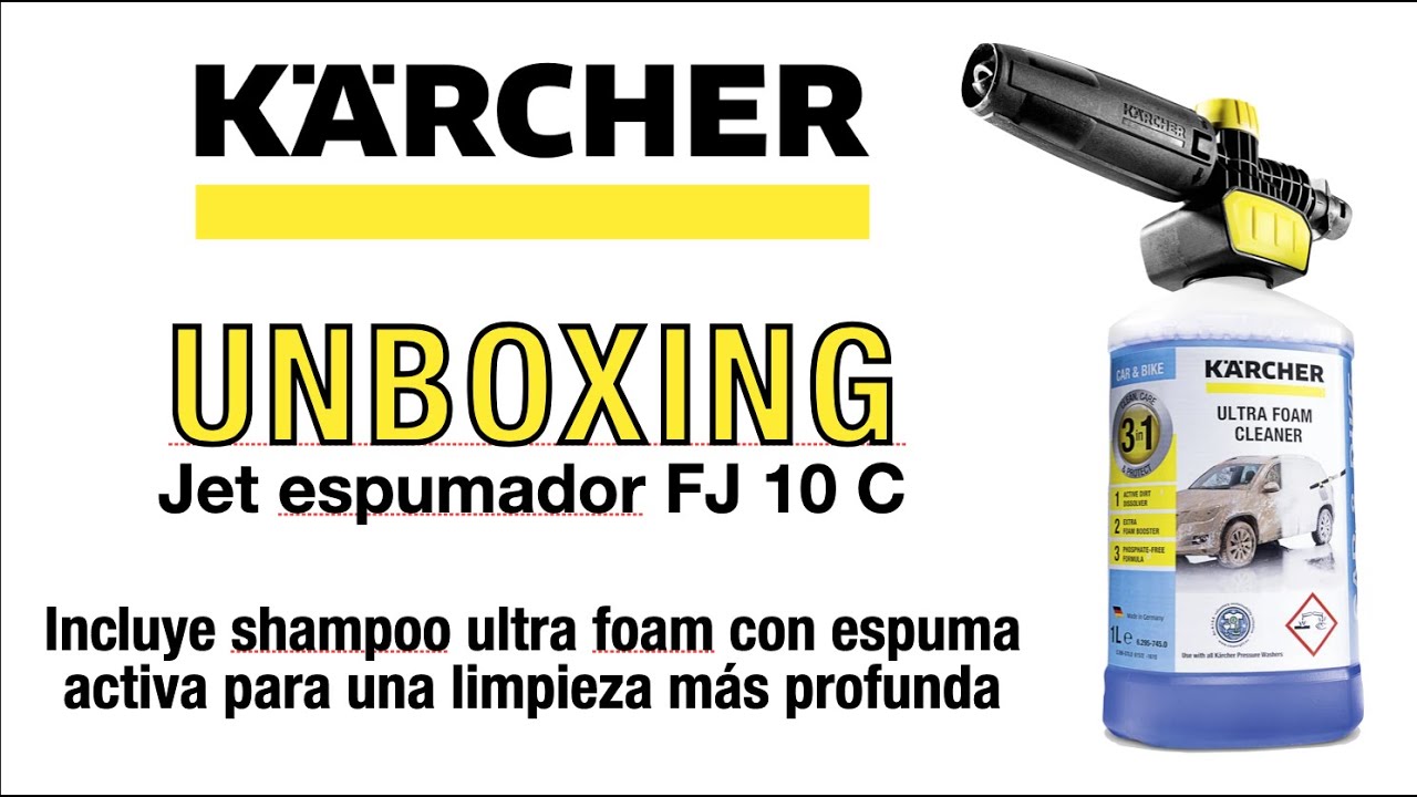 Jet espumador KARCHER FJ 10 C | UNBOXING - YouTube