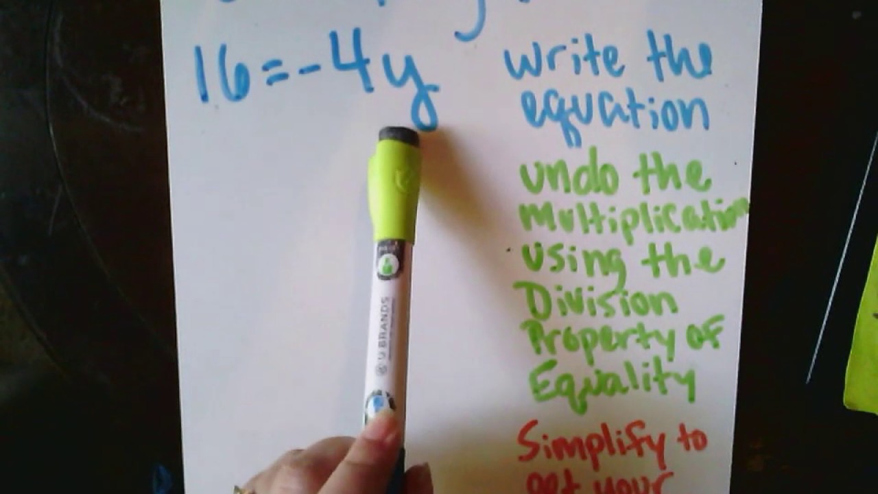 Division Property Of Equality Example 1 YouTube Division Property Of Equality Example 1 YouTube