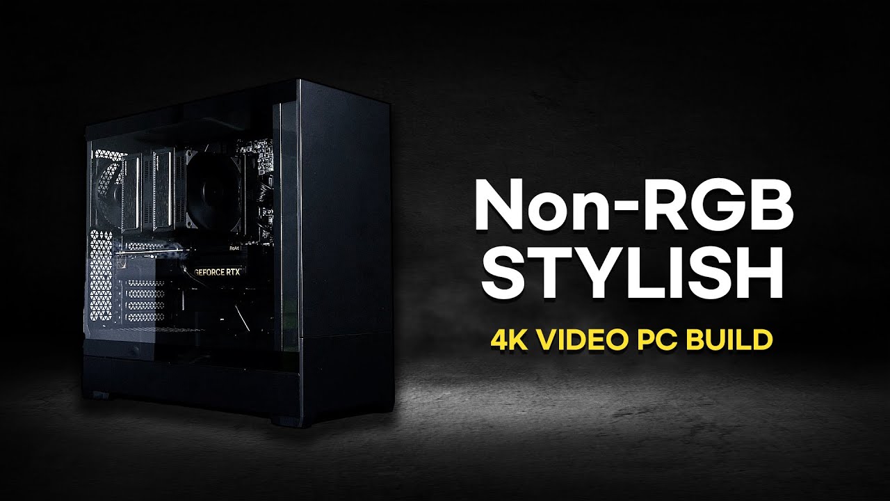 Non-RGB에 블랙 감성을 더하다 / 4K PC 조립 영상 / 4K PC BUILD - YouTube