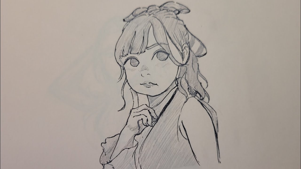 Drawing face practice |• semi realistic - YouTube