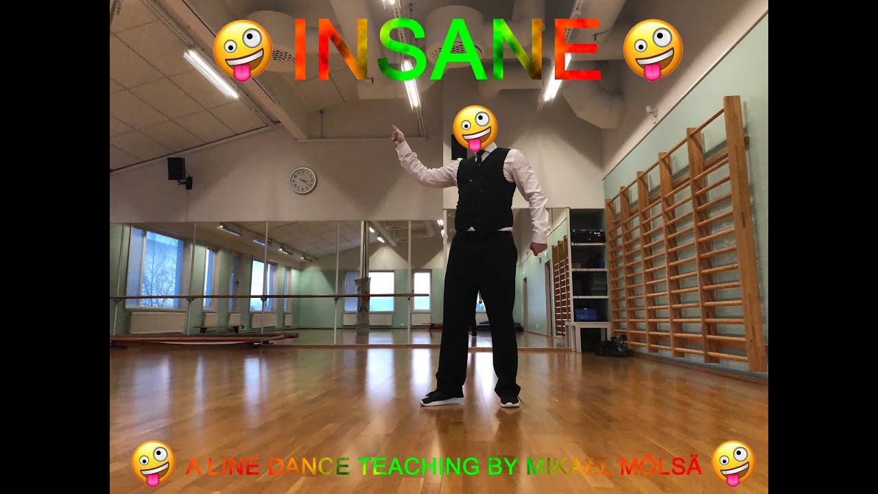 Insane (line dance teaching) - YouTube