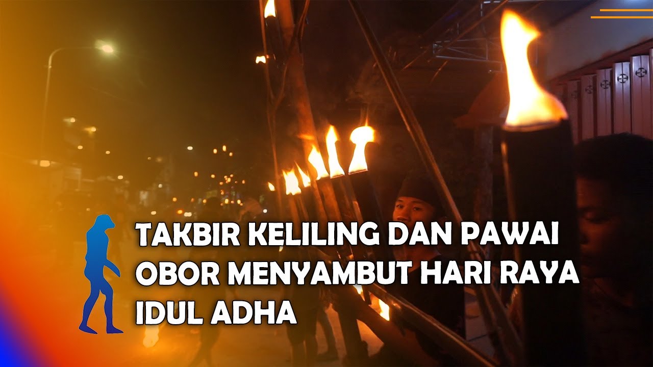 MADIUN - Takbir Keliling Dan Pawai Obor Menyambut Hari Raya Idul Adha ...