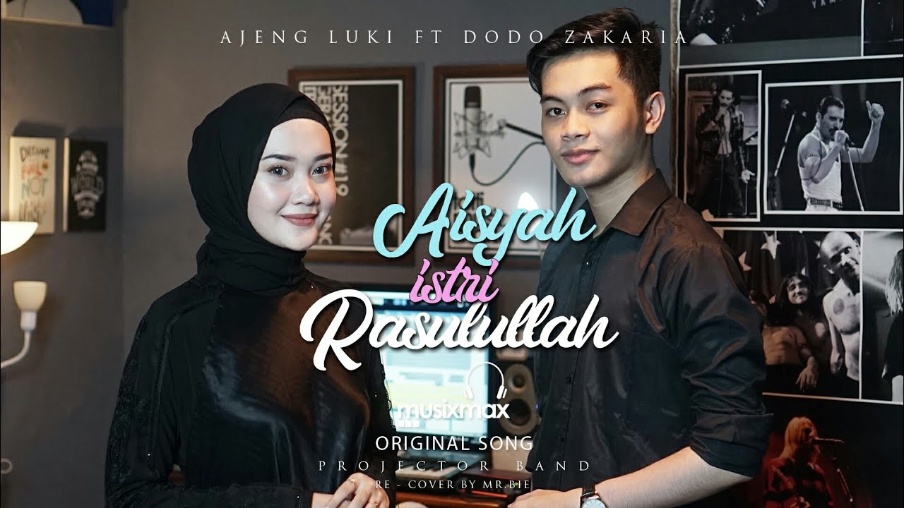 AISYAH ISTRI RASULULLAH - PROJECTOR BAND | COVER BY AJENG LUKI FEAT ...