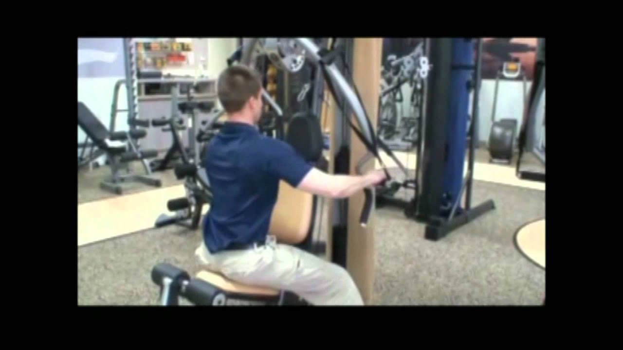 Home Machine Seated Row - YouTube
