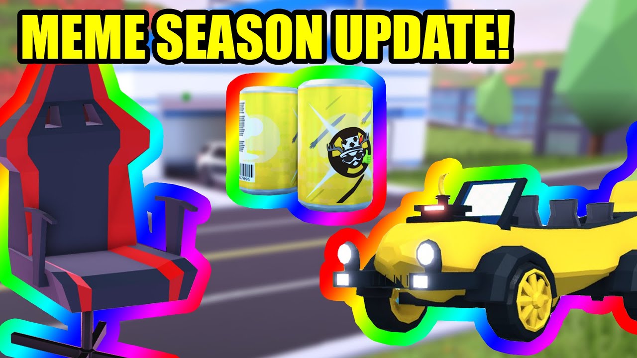 MEME SEASON and ENERGY DRINKS UPDATE is HERE | Roblox Jailbreak - YouTube