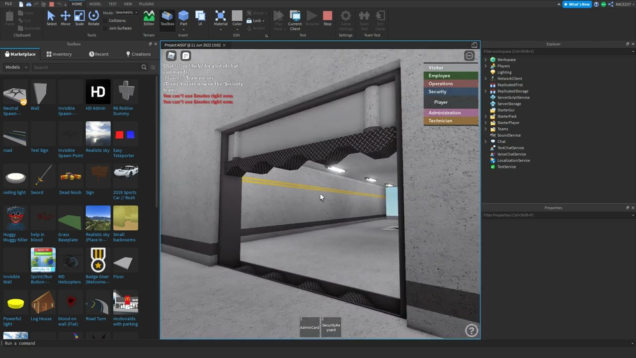 Lockdown door test for my game - YouTube