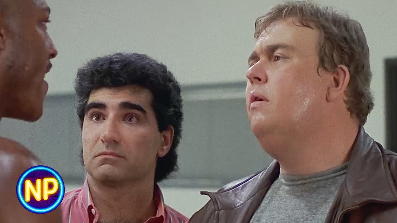 John Candy and Eugene Levy Shake Down a Gym Bro | Armed and Dangerous (1986) | Now Playing - YouTube