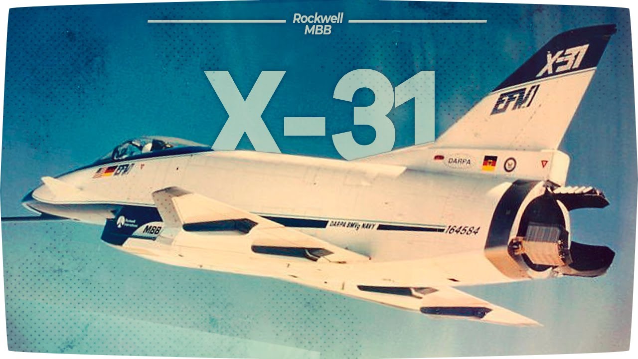 Rockwell-MBB X-31 y el empuje vectorial - YouTube