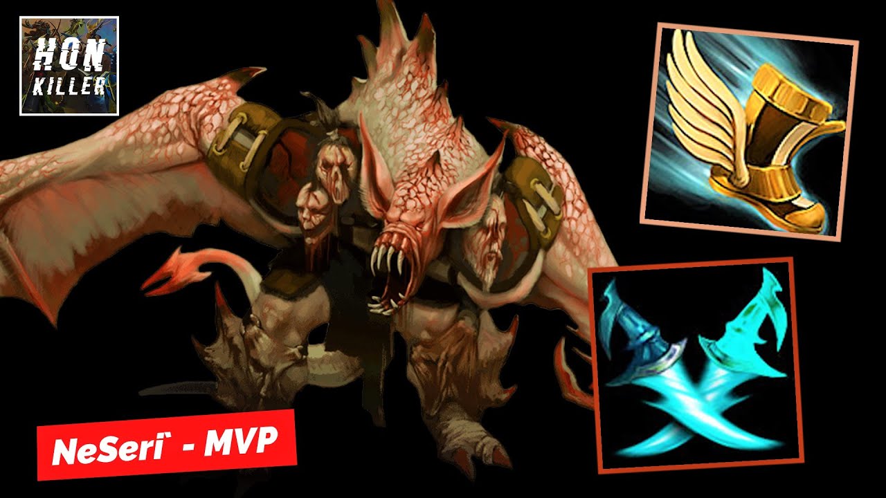 HoN Blood Hunter POST HASTE with TWIN BLADES - MVP - YouTube