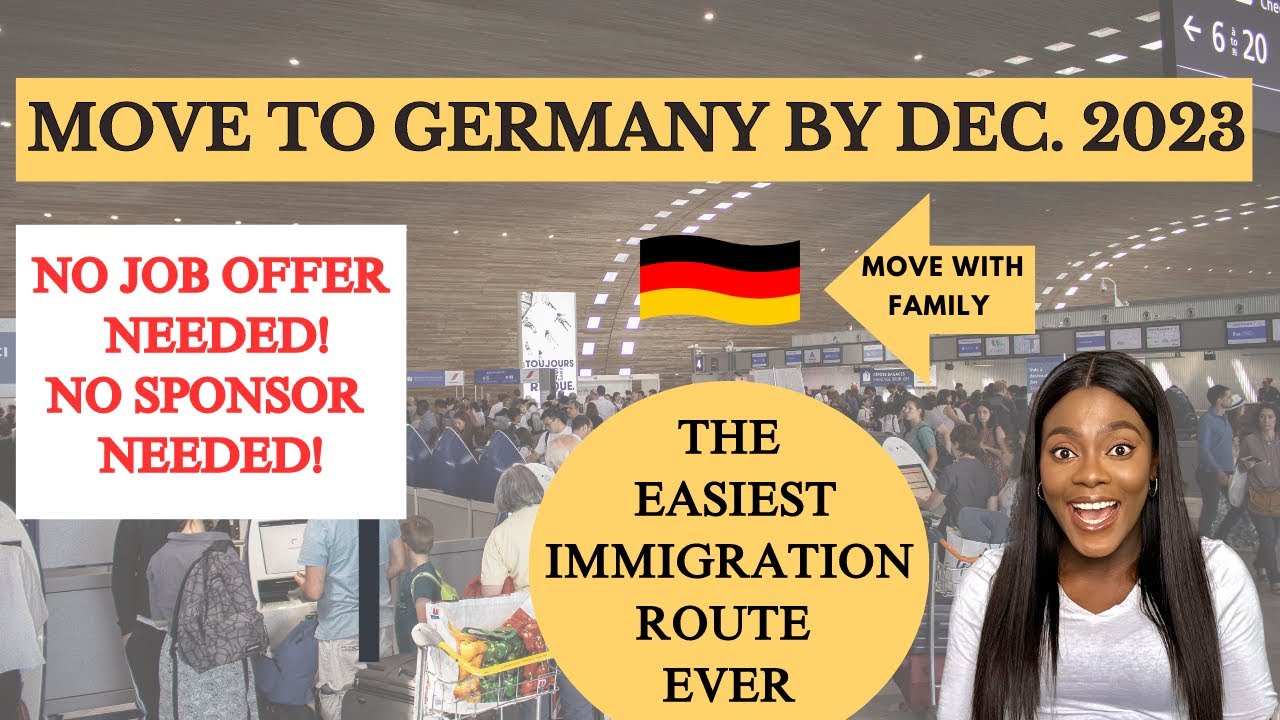 MOVE TO GERMANY BY DEC 2023:The Easiest Immigration Route Ever! - YouTube