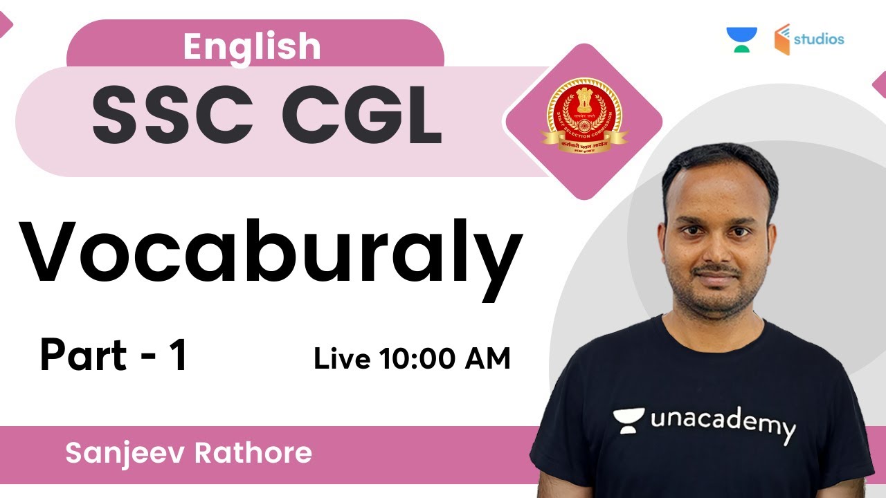 Vocabulary | Part-1 | SSC CGL | By Sanjeev Rathore Sir | wifistudy ...