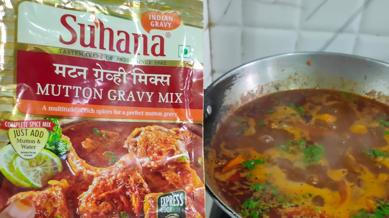 Suhana Mutton Gravy Mix Recipe | Suhana Mutton Gravy Mix Recipe in ...