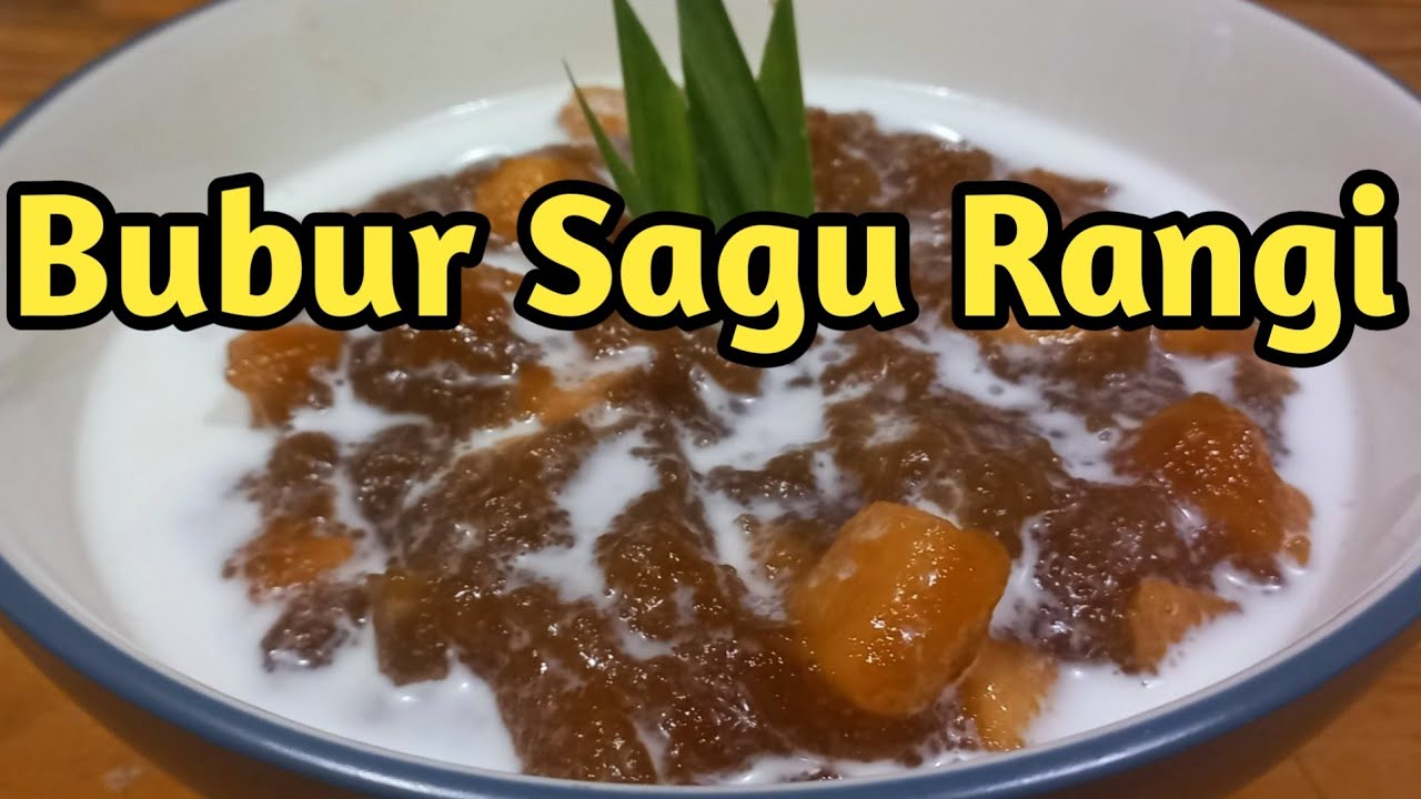 Cara Masak Bubur Sagu Rangi‼️Sagu Rangi Talas #caramasak # ...