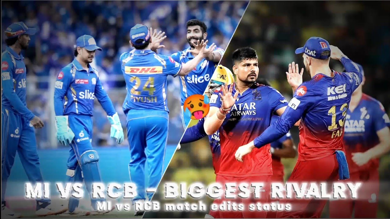 MI vs RCB biggest Rivalry ipl 2024 status🥶🥶 | rcb vs mi 11 April editz ...