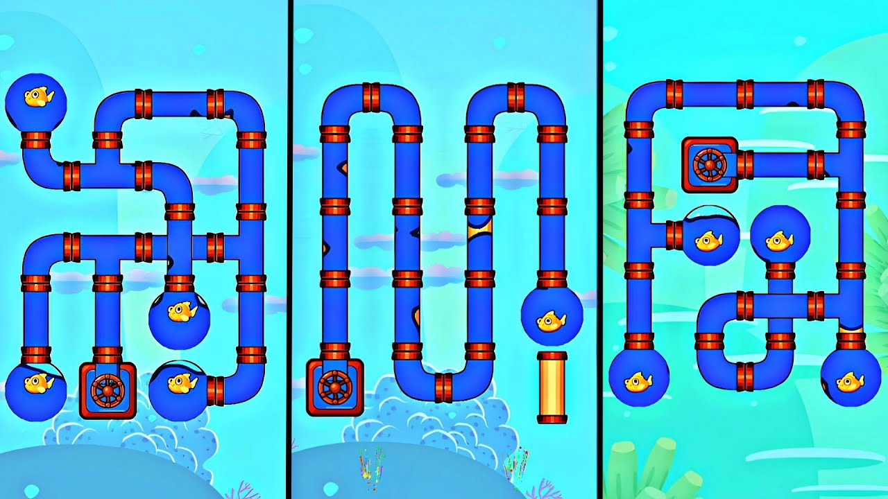 save the fish / pull the pin level android and ios games save fish game ...