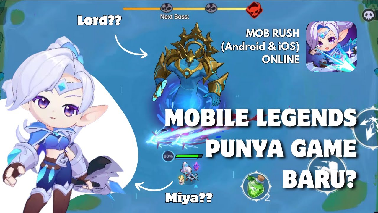 KOK HERONYA DARI ML TAPI BUKAN MOONTON? PLAGIAT MLBB? | Mob Rush Gameplay Indonesia # ...