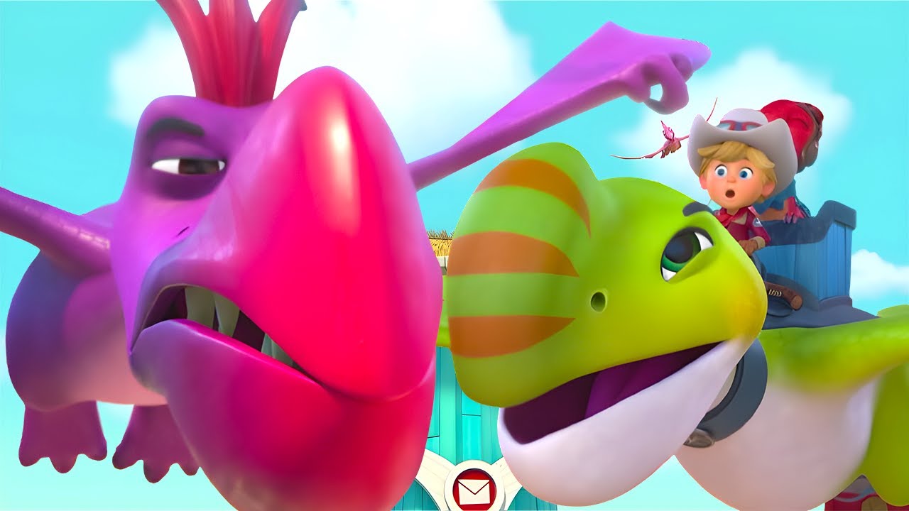 StormWing Steals The Dino Rancher's Badge! | Dino Ranch - YouTube