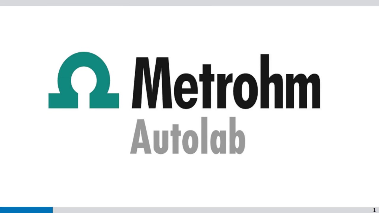Metrohm Autolab NOVA 2 – Windower Data Analysis - YouTube