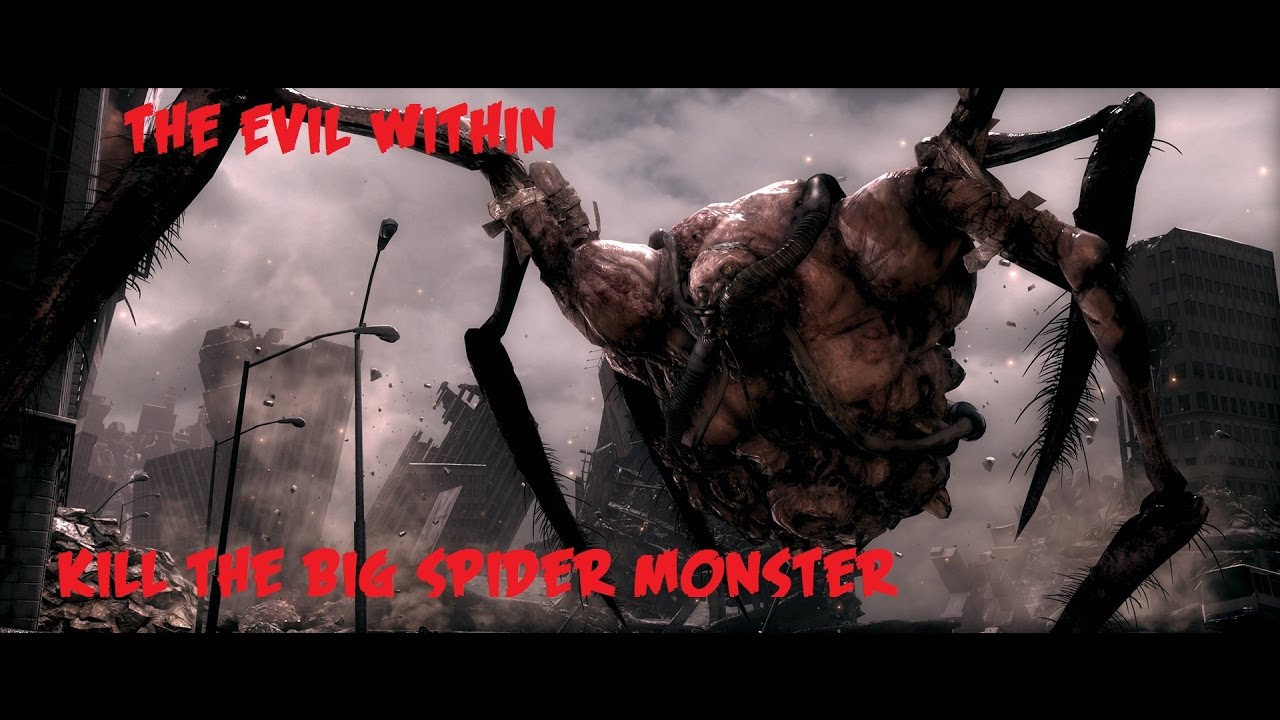 The Evil Within kill the big spider monster - YouTube