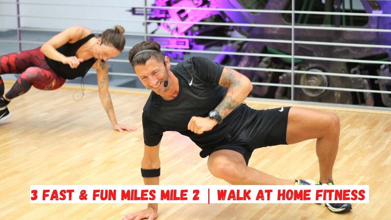 3 Fast & Fun Miles Mile 2 Walk At Home Fitness Clips - YouTube