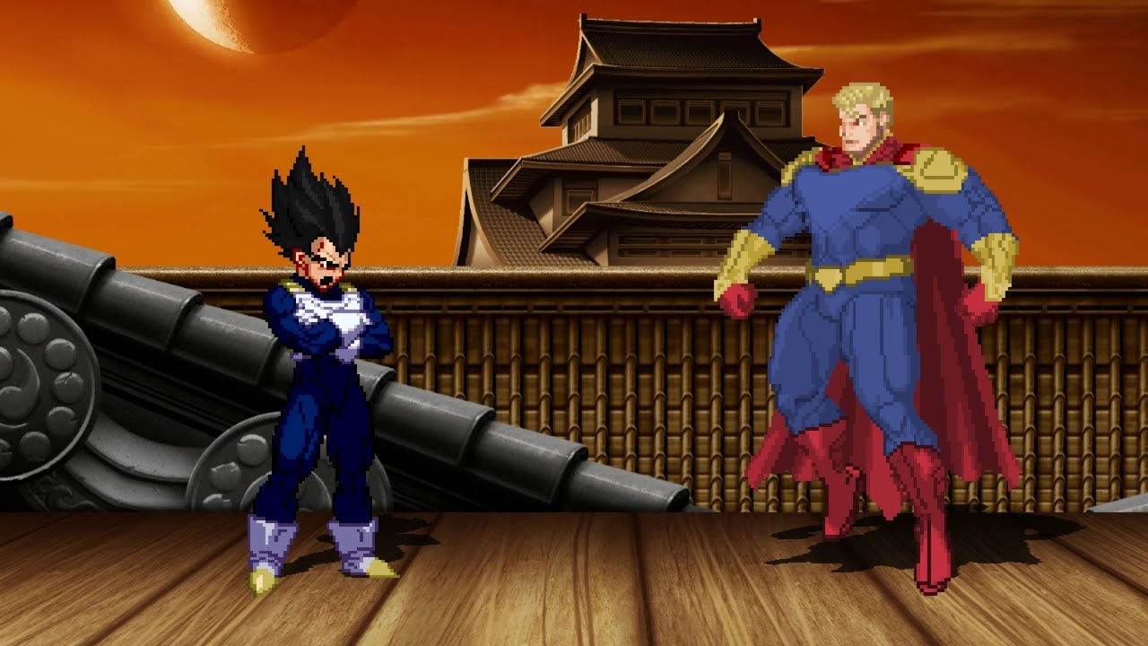 VEGETA vs HOMELANDER - Highest Level Insane Fight! - YouTube