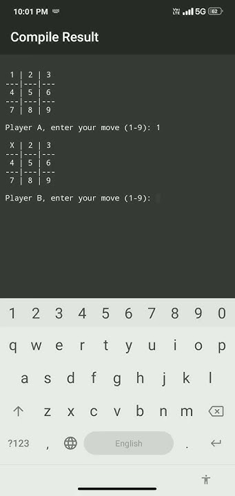tic tac toe game in c programming code - YouTube