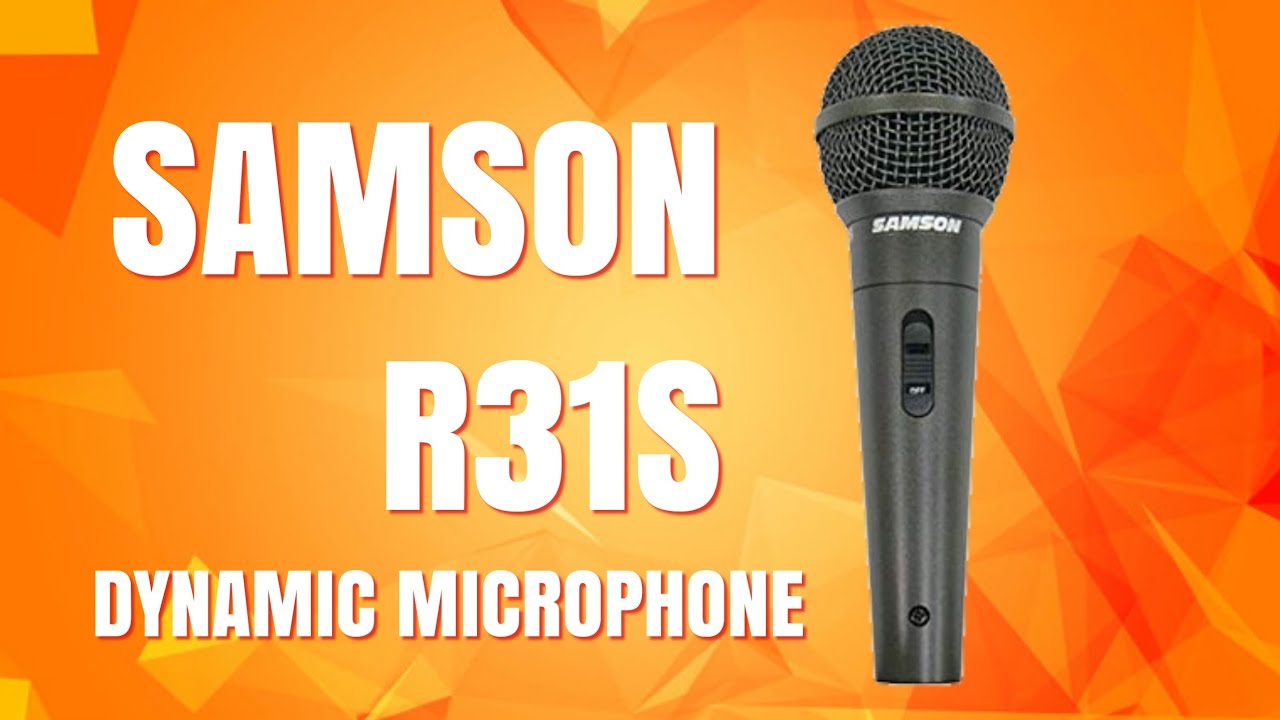 Samson R31S Dynamic Microphone Review / Demo - YouTube