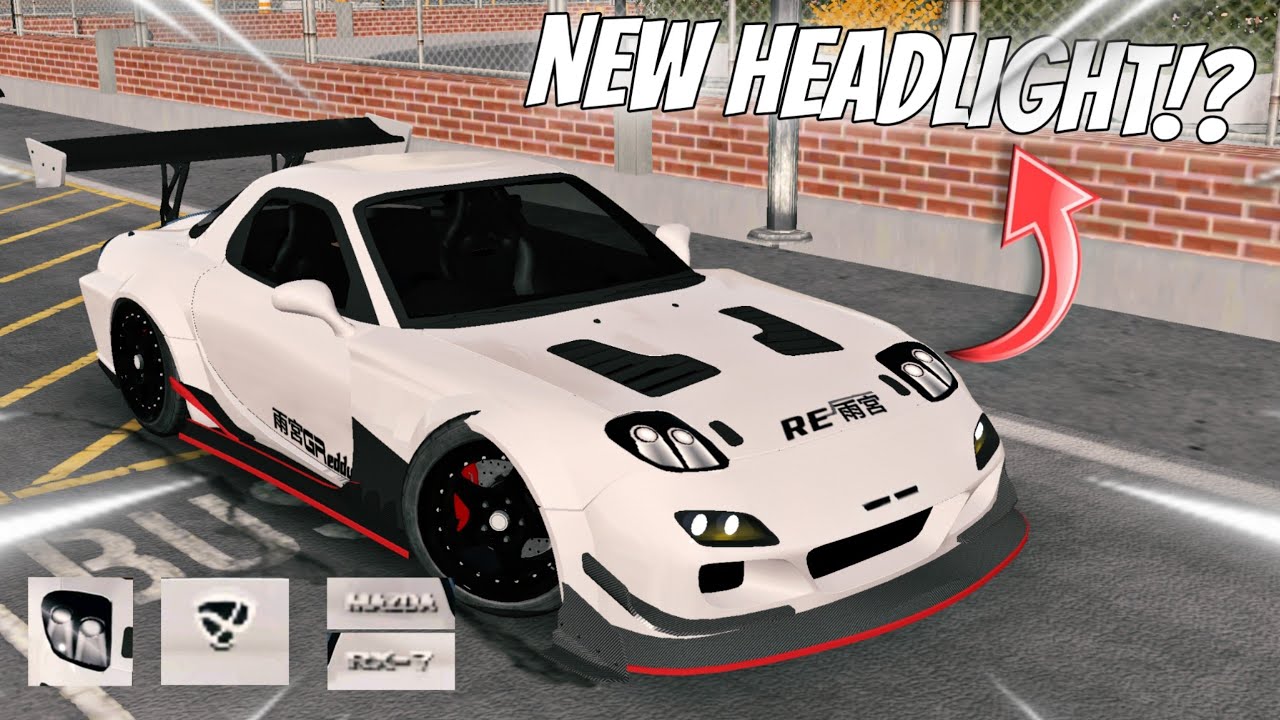 (TUTORIAL) Mazda Rx7 Amemiya Headlights Clean Design | Car Parking ...