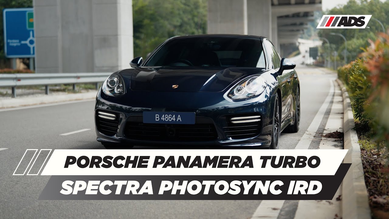 Porsche Panamera Turbo - Spectra PhotoSync IRD® - YouTube