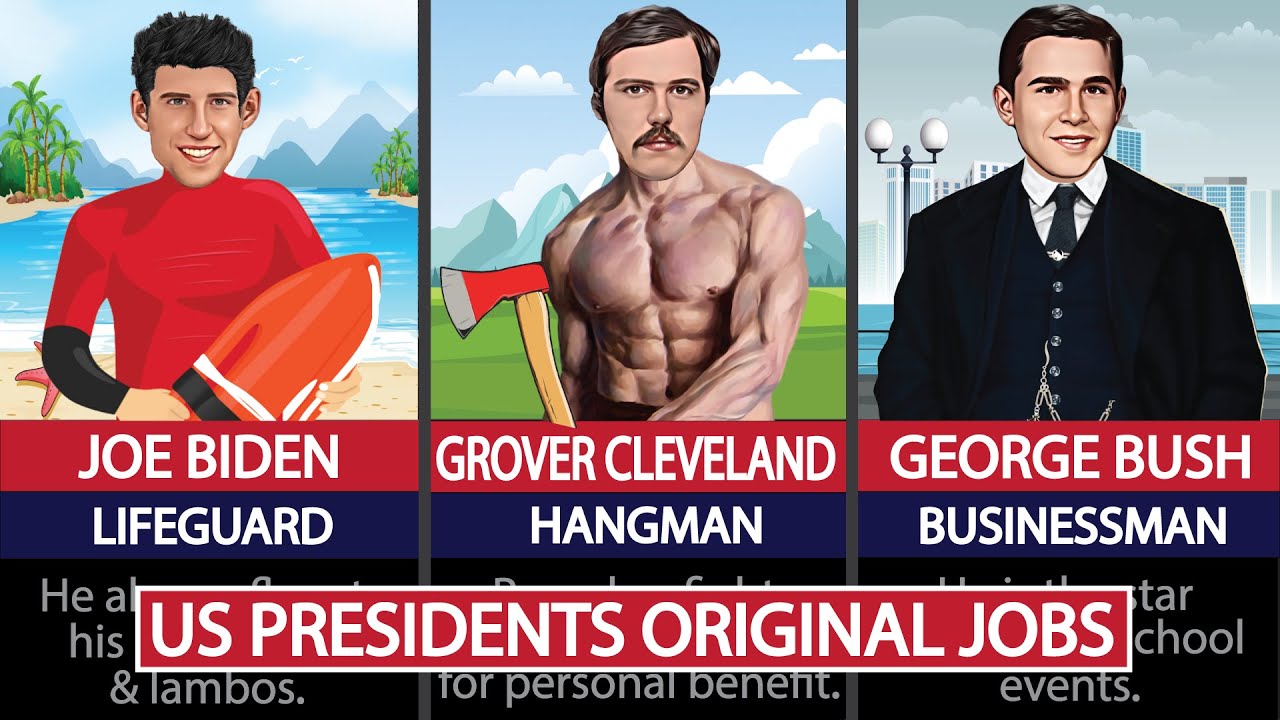 US Presidents and Their Original Jobs. - YouTube