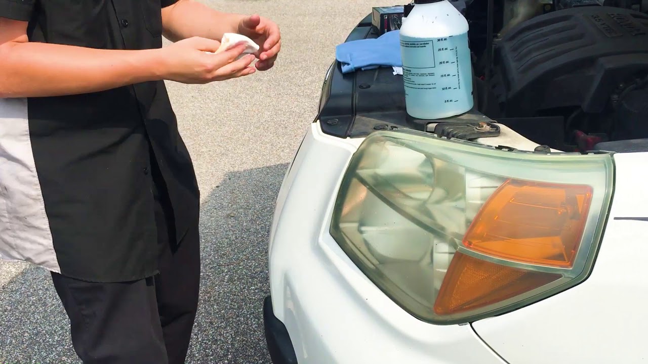 Headlight Restoration Demonstration - YouTube