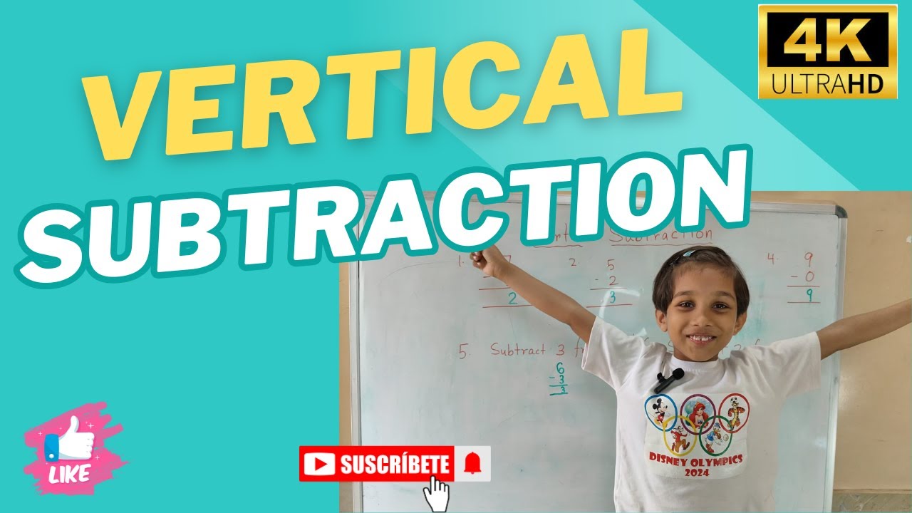 Vertical Subtraction of 1-Digit Numbers | Worksheets |Single Digit ...