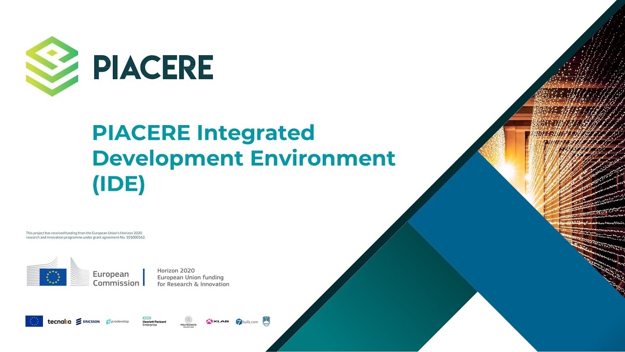 PIACERE Integrated Development Environment (IDE) - YouTube
