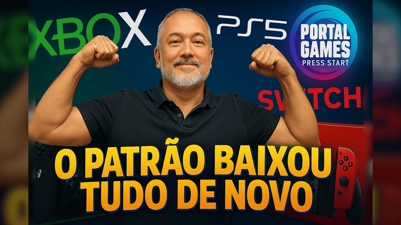 O patrão baixou tudo de novo! Xbox, SWitch 2, PS5 - YouTube