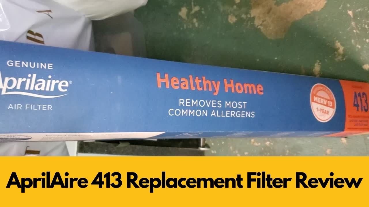 AprilAire 413 Replacement Filter Review - YouTube