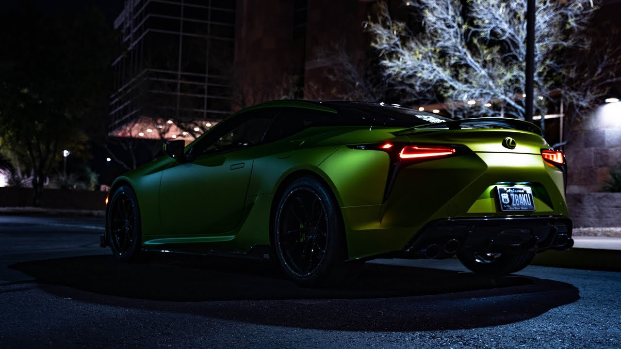 Green Wrapped LC500!!! - YouTube