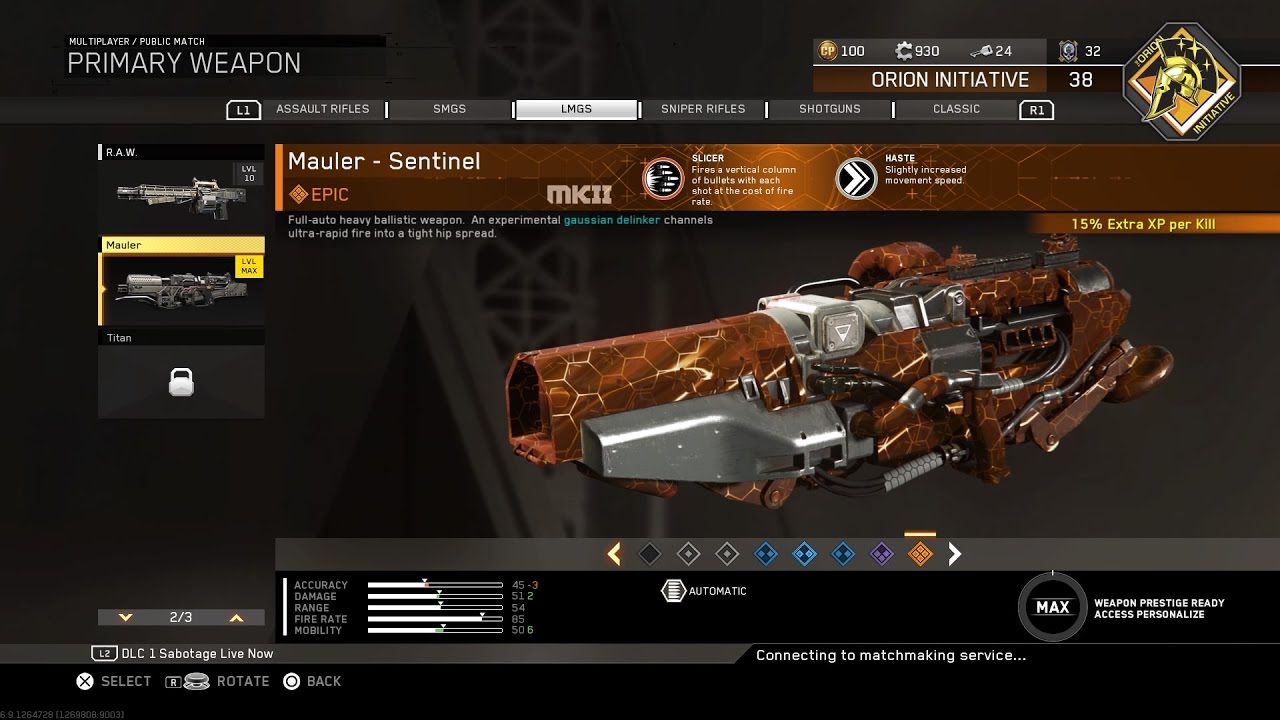 Mauler Sentinel Variant Review! - (Call of Duty Infinite Warfare) - YouTube