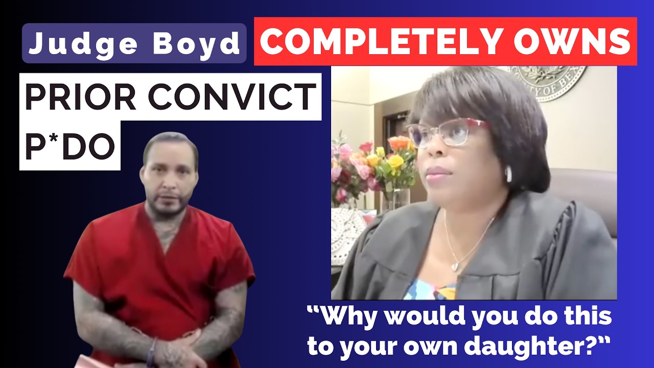 Judge Boyd OWNS Creepy Felon With HUGE Sentence - YouTube